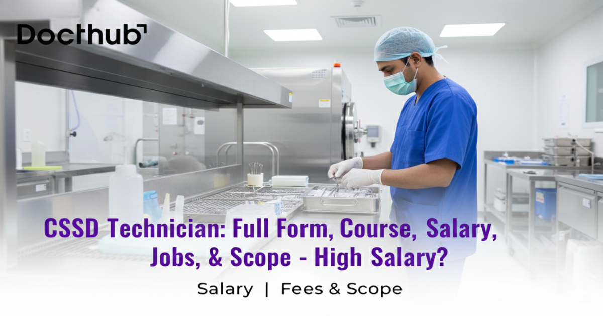 CSSD Technician: Full Form, Course, Salary, Jobs, & Scope - High Salary?