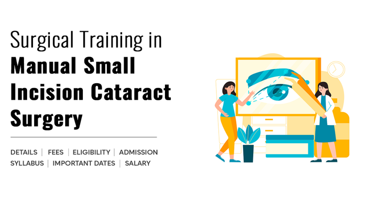Surgical Training in Manual Small Incision Cataract Surgery Detail ...