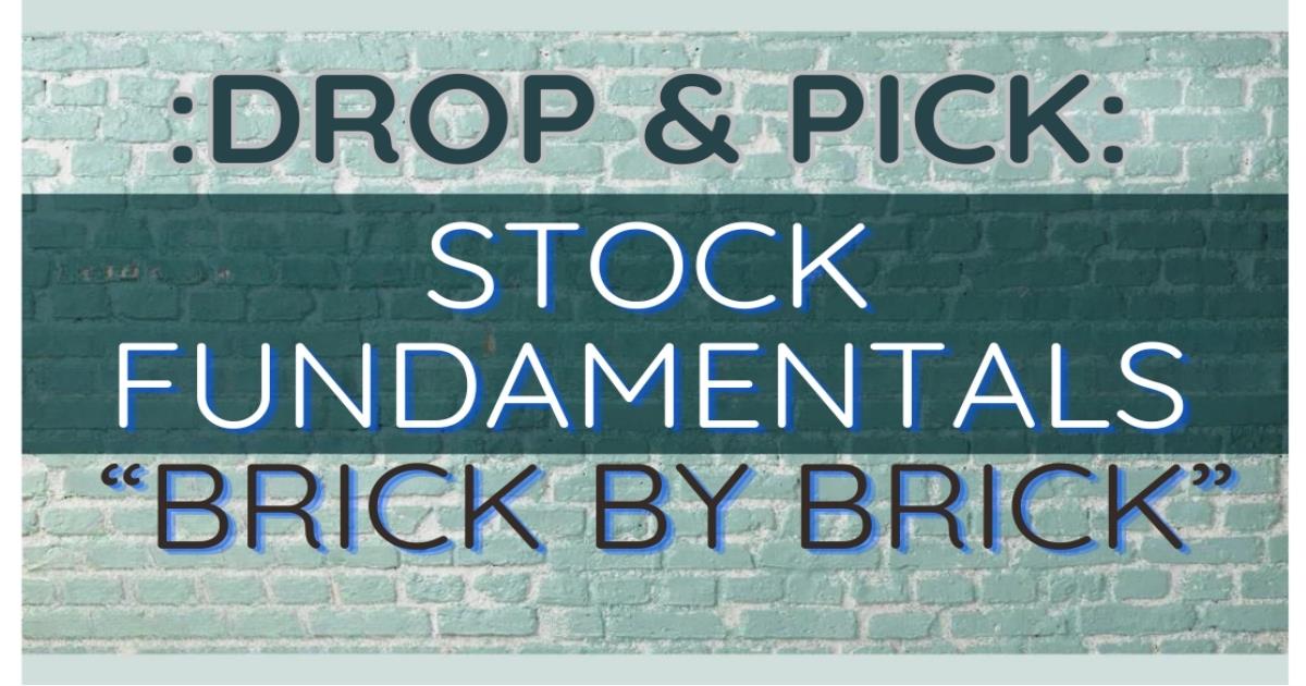DROP & PICK: Stock Fundamentals BRICK BY BRICK for Healthcare Professionals