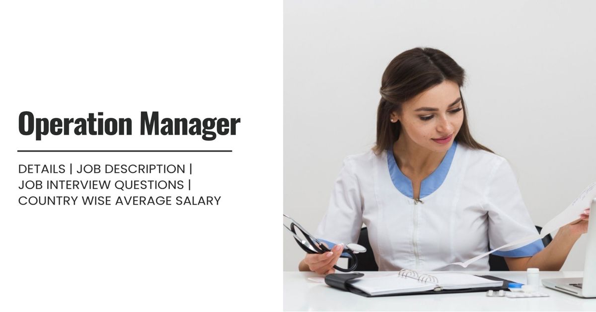 Operation Manager Definition,Roles,Job Details, Skills,Qualification ...