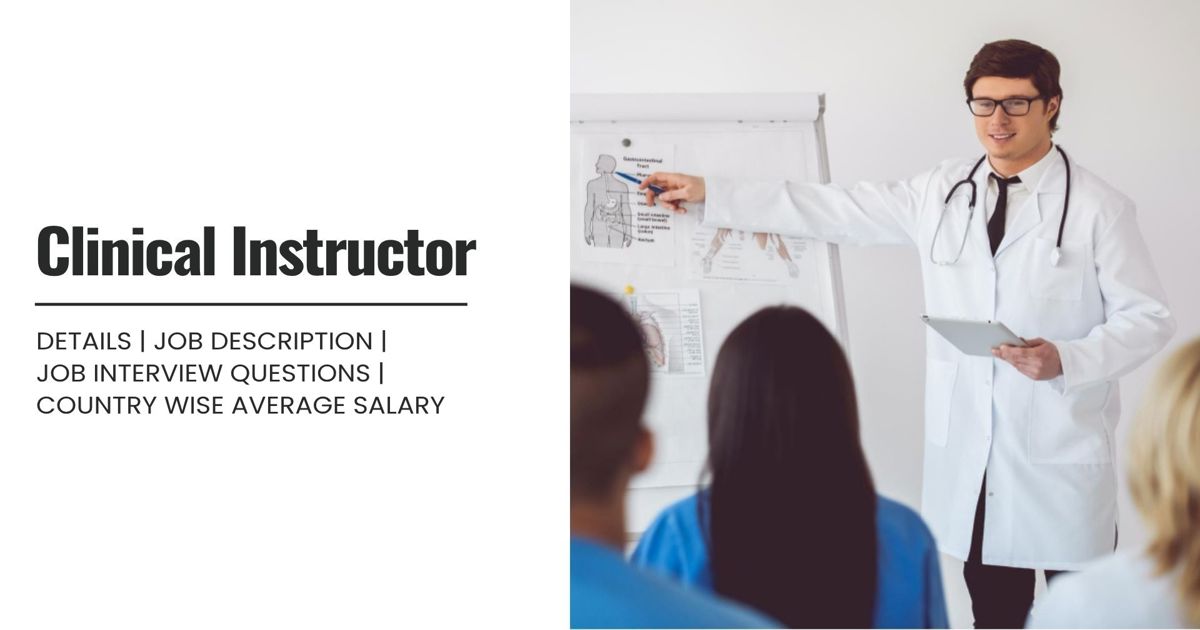 Clinical Instructor Definition,Roles,Job Details, Skills,Qualification ...