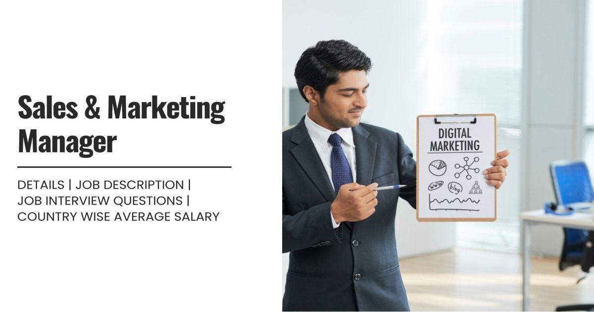 Sales & Marketing Manager Definition,Roles,Job Details, Skills ...
