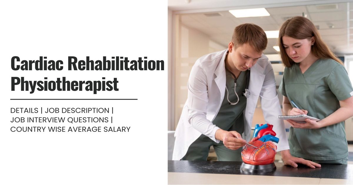 Cardiac Rehabilitation Physiotherapist Definition,Roles,Job Details ...