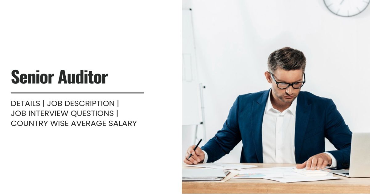 Senior Auditor Definition,Roles,Job Details, Skills,Qualification ...